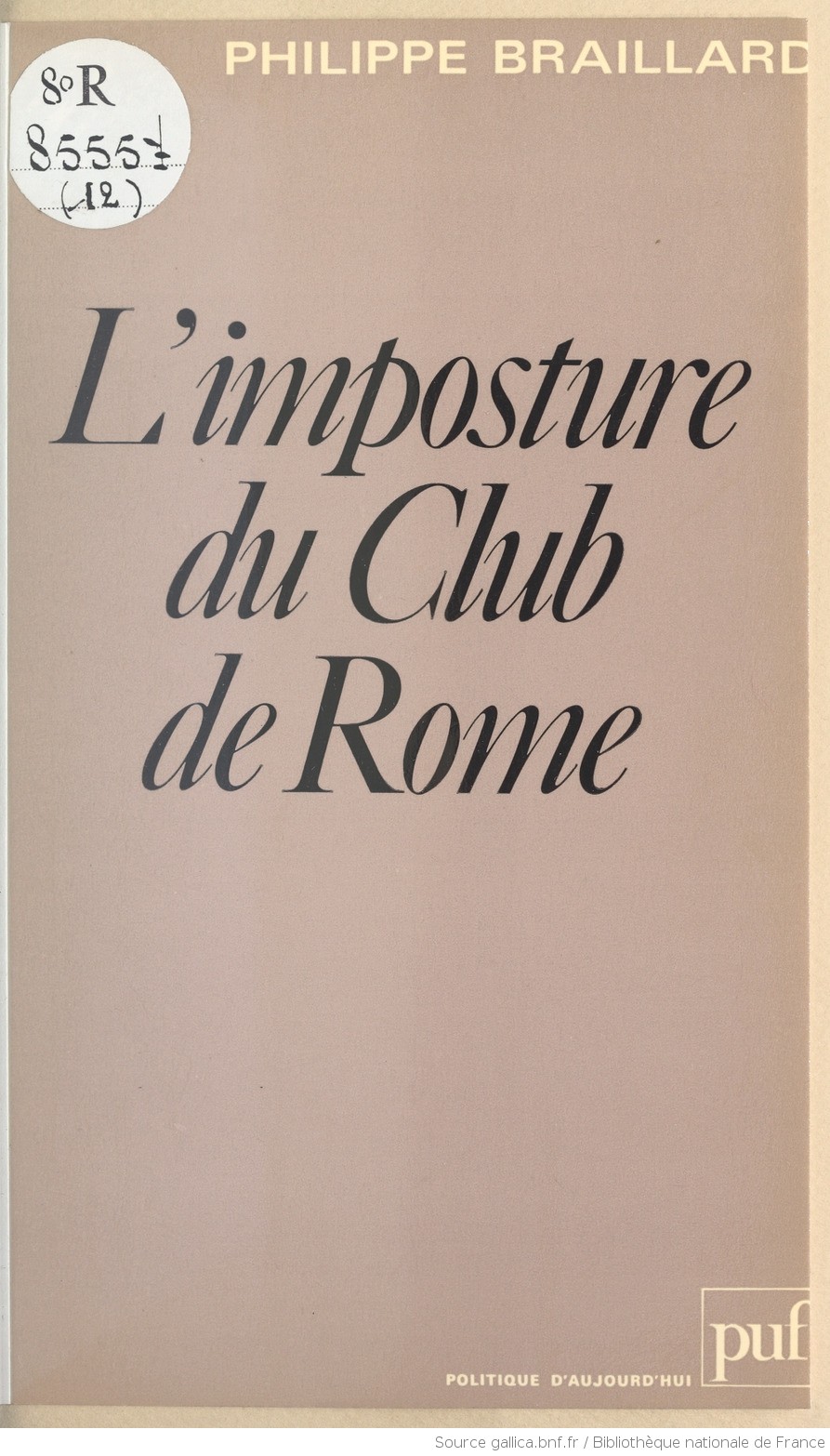Club de Rome : prophétiser l'effondrement, relancer la mégamachine ...